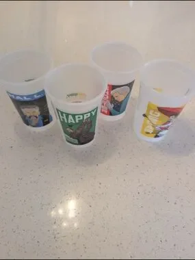 Dining | Happy Gilmore 2 Subway Promotional Cups With Lids Complete Set ...